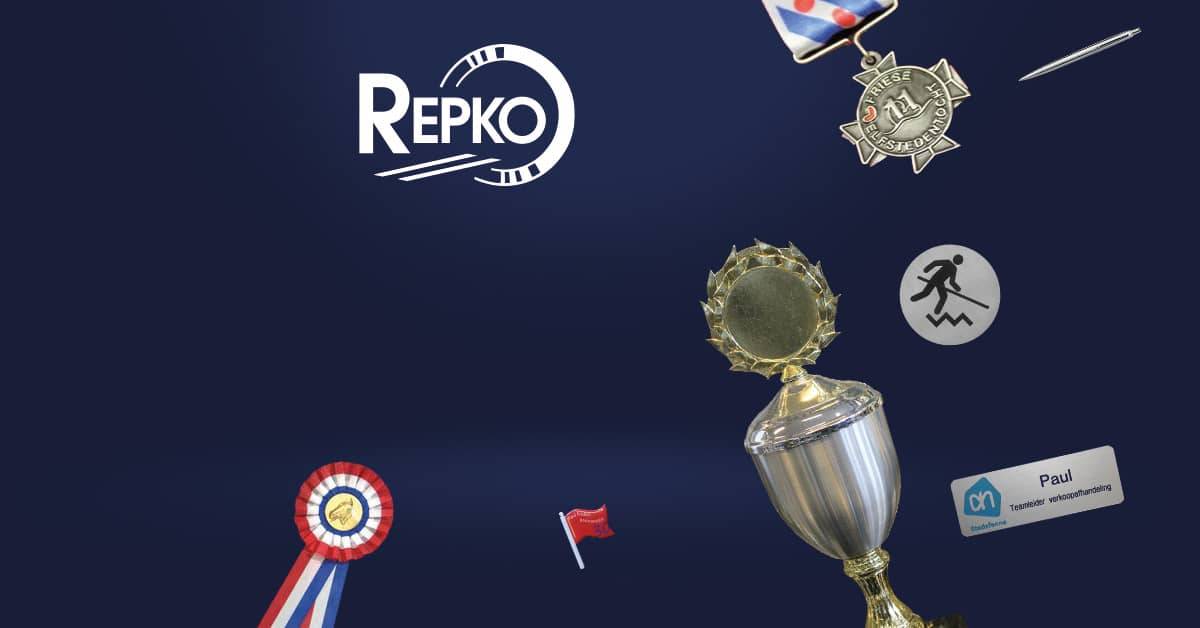 Repko Sneek Sportprijzen Graveren Bekers naambadges frezen laser